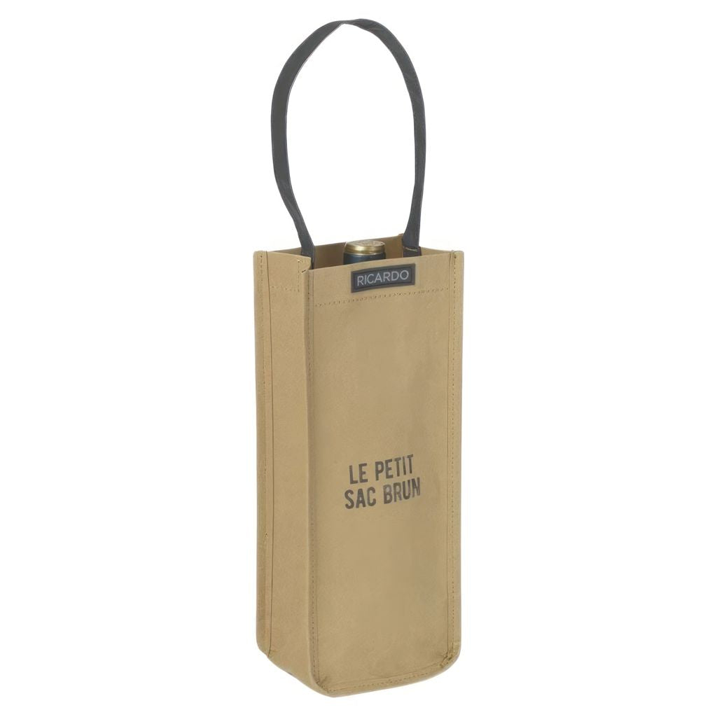 Sac Ricardo ''Le petit sac brun'' - Pour 1 bouteille – La Maison Du Bar